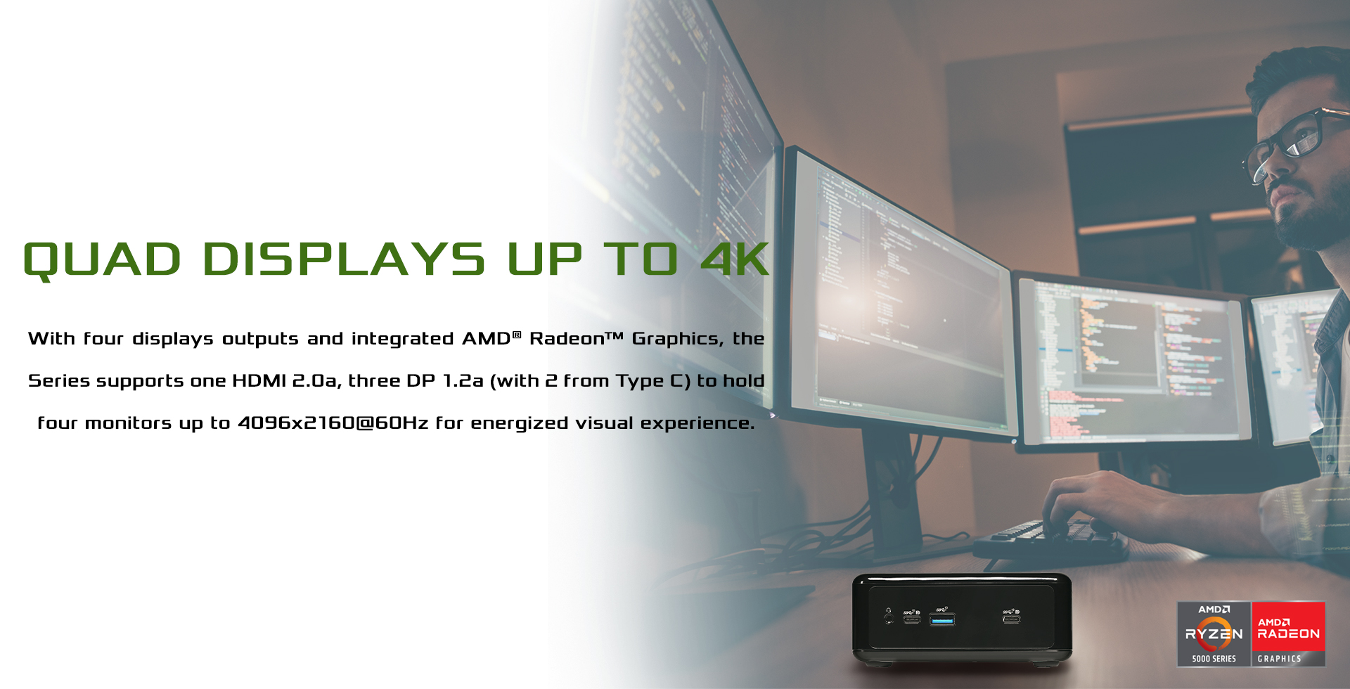 ASRock Industrial - 4X4 BOX-5800U